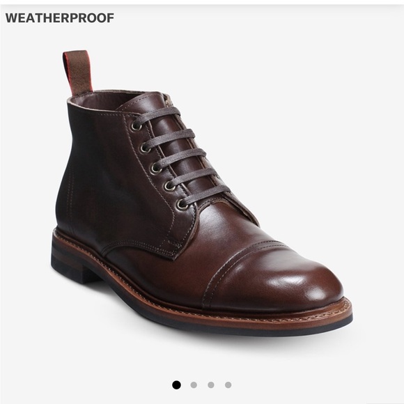 Allen Edmonds | Shoes | Allen Edmonds Dark Brown Leather Boots Patton ...